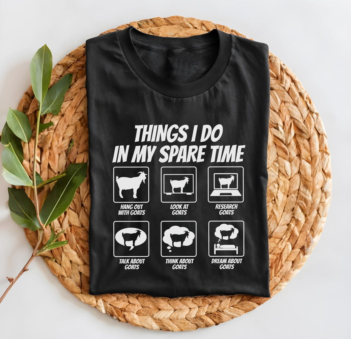 Osec Goat Lover Shirt Things I Do In My Spare Time Goat Tshirt Funny ...