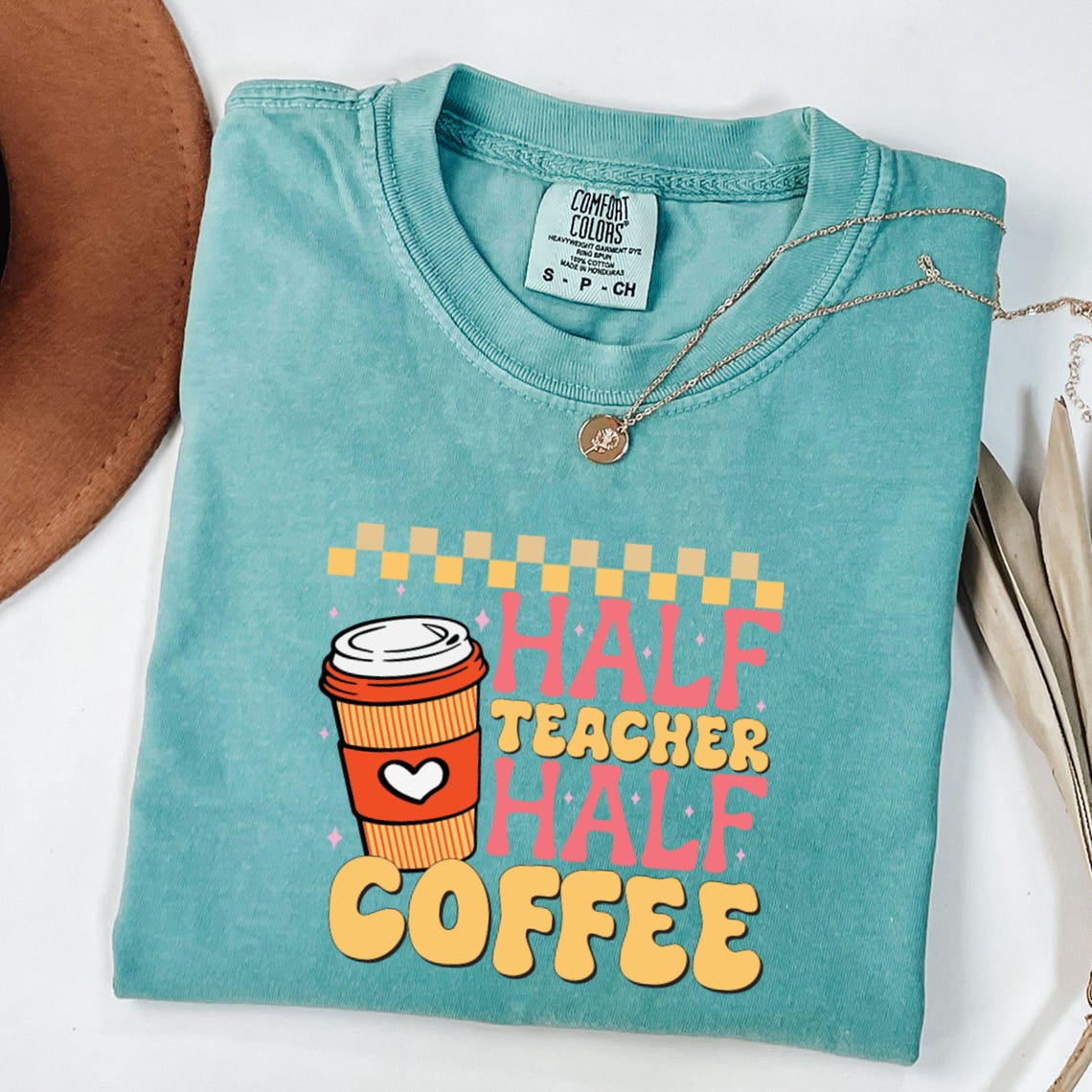 Osec Half Teacher Half Coffee Shirt, Teacher Coffee Shirt ,Teacher ...