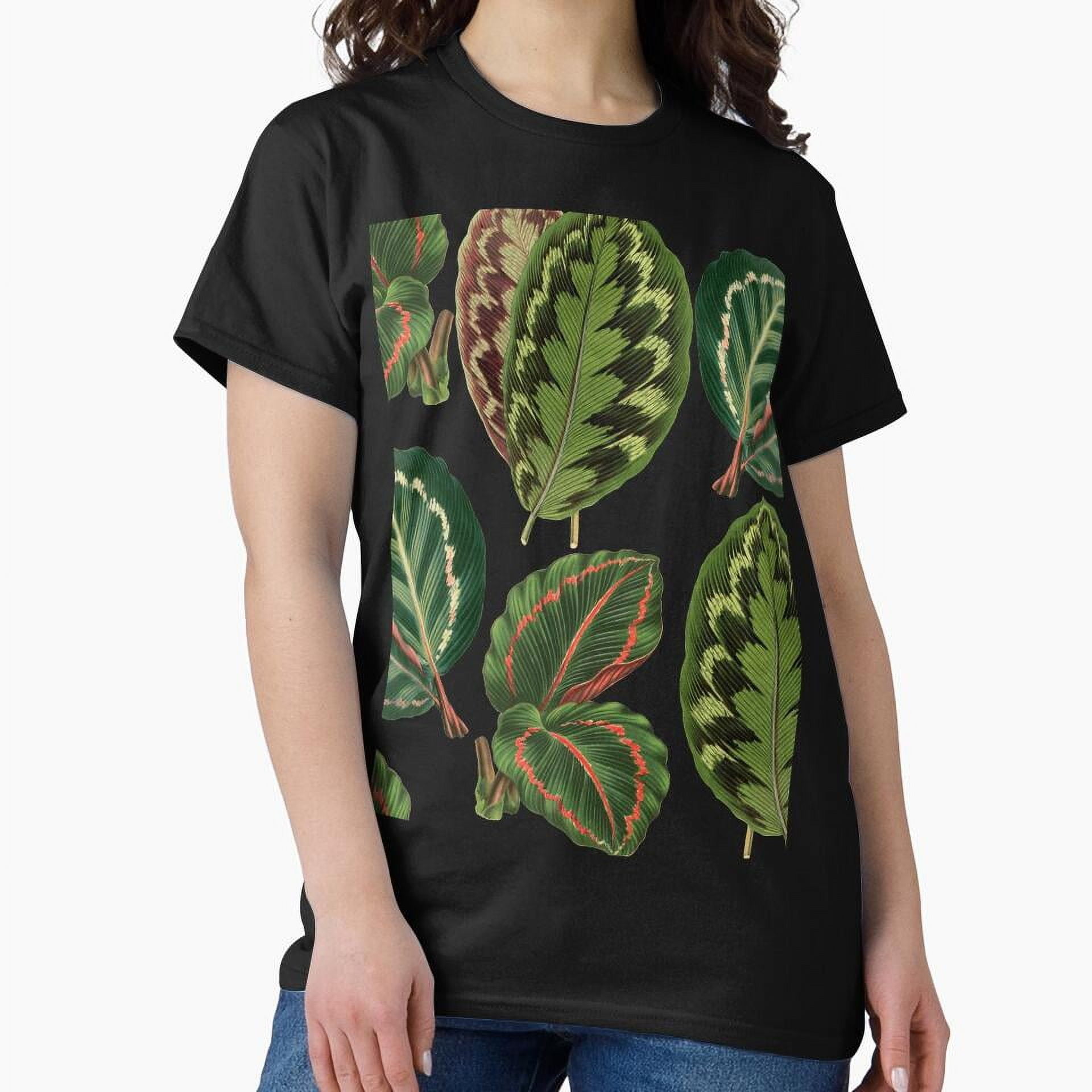 Osec House Plant Leaf Urban Jungle Pattern Dark Cottagecore Aesthetic ...