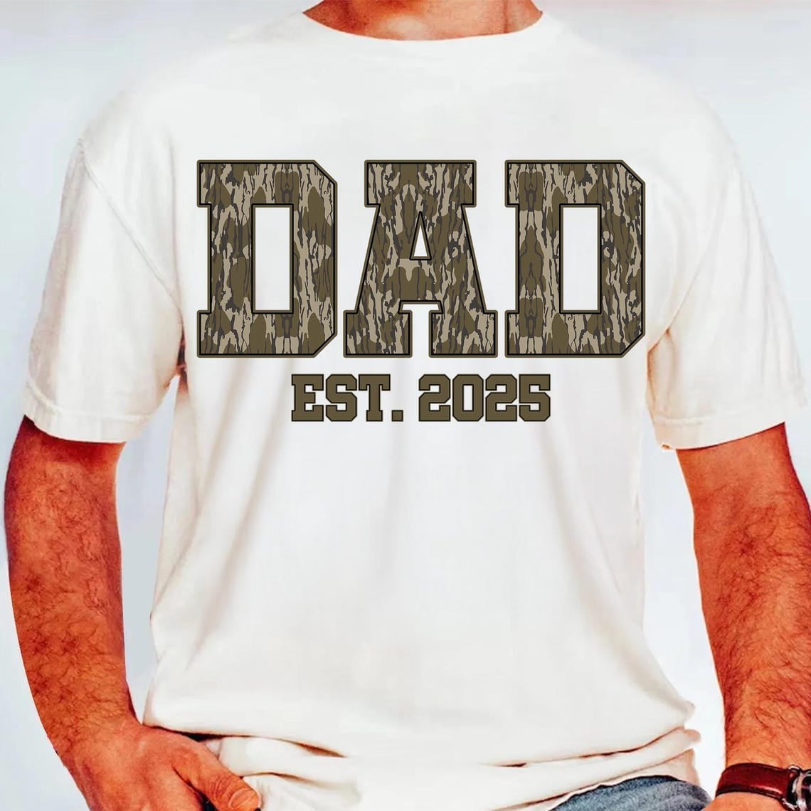 Osec Hunter Dad Est. 2025 Deer Hunting Dad Sublimation Design, Camo ...