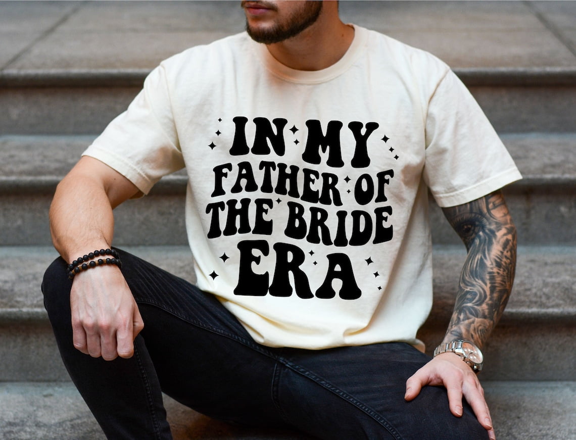 Osec In My Father of the Bride Tshirt, Dad Wedding Shirt, Father of ...