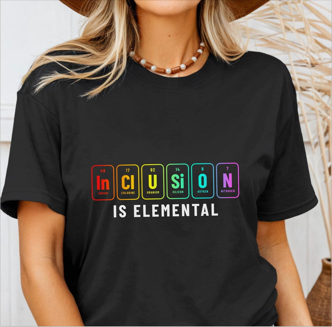 Osec Inclusion Is Elemental Shirt Pride Month Tshirt Rainbow Flag Tee ...