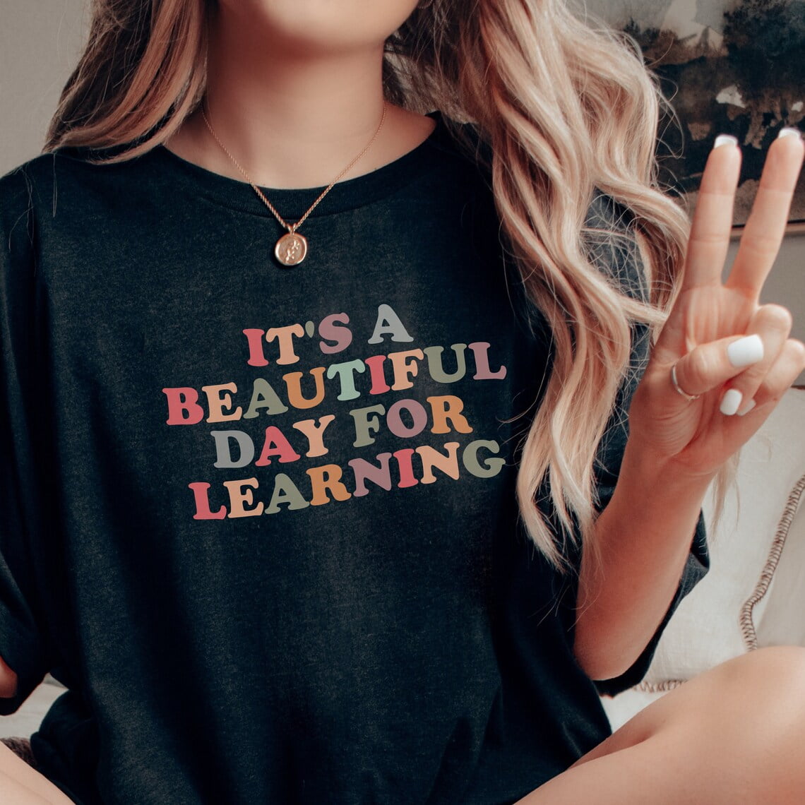 Osec It's a beautiful day for learning shirt, Retro Teacher shirt ...