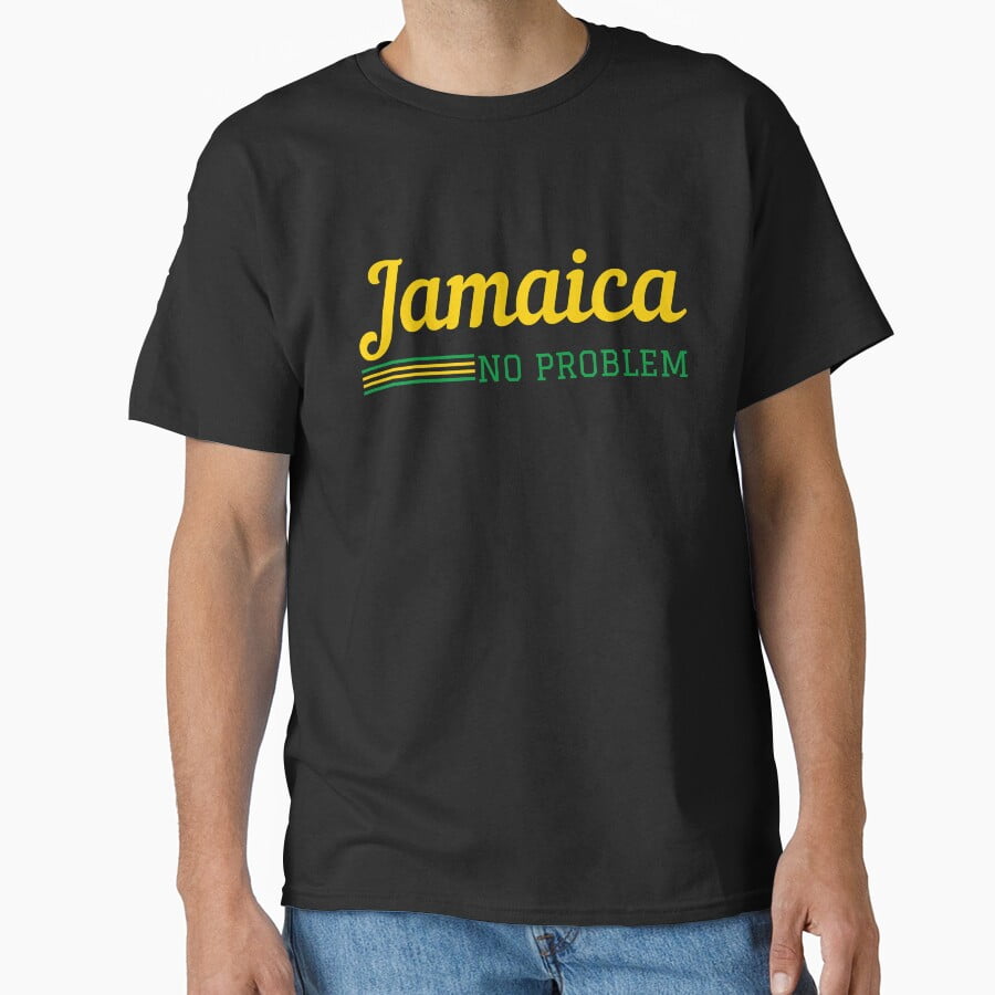 Osec Jamaica No Problem Jamaican Flag Colors Jamaica Souvenir Clic T ...