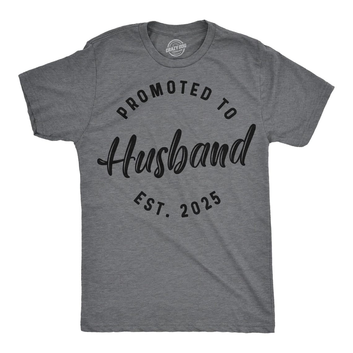 Osec Just Married Shirt Men, Promoted to Husband, EST 2025 New Husband ...