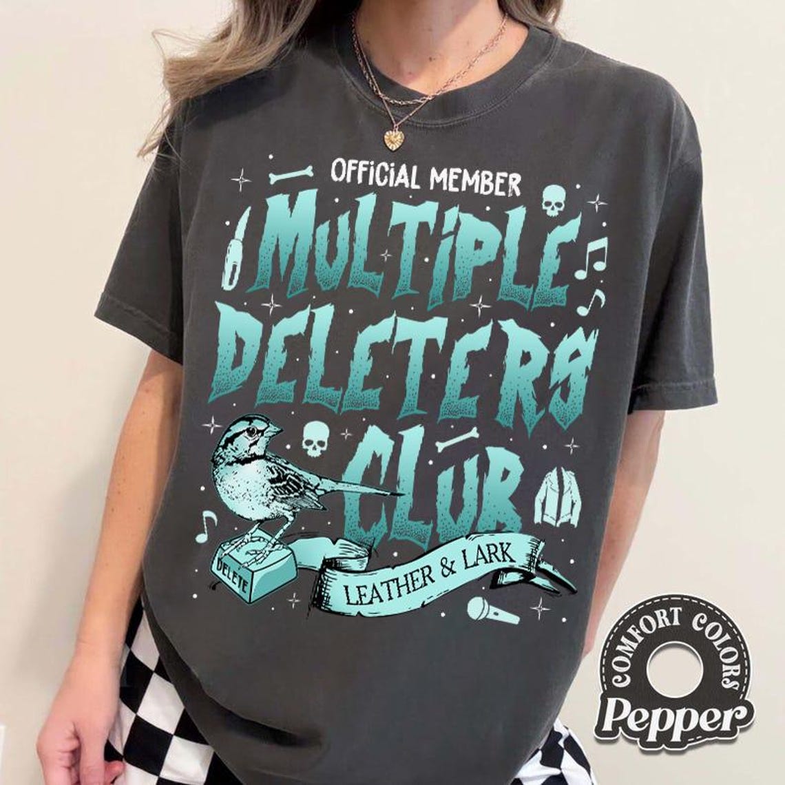 Osec Leather and Lark Dark Romance Shirt, Multiple Deleters Club T ...