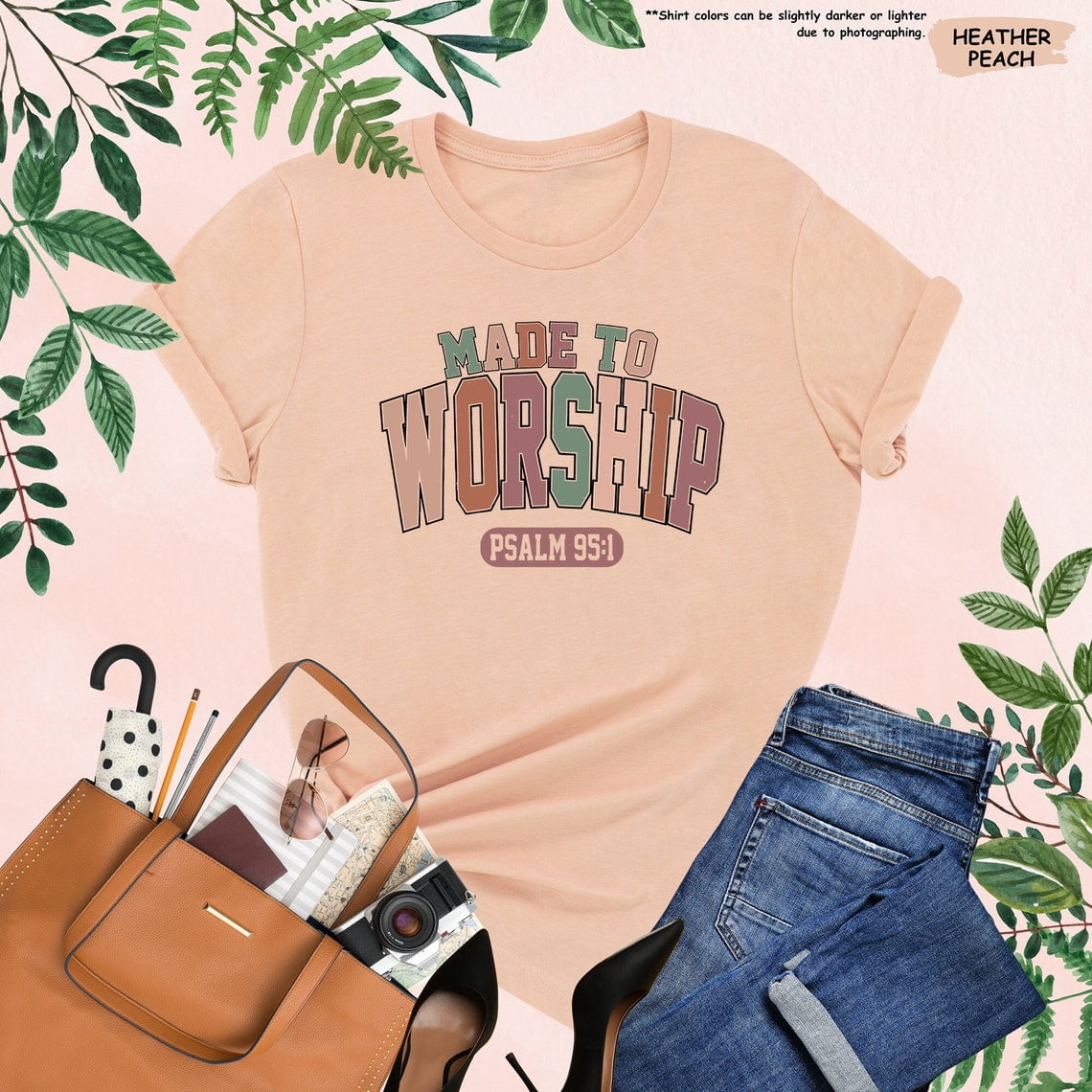 Osec Made To Worship Shirt, Christian Shirt, Bible Verse Shirt, Catholic Shirt, Faith Shirt ...