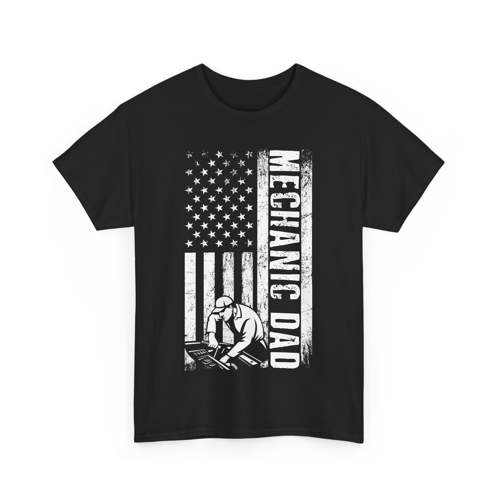 Osec Mechanic T-shirt, Mechanic Dad American Flag Mechanics Lovers ...