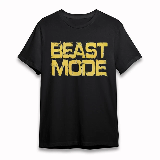 Osec Men'S Classic T-Shirt Grunge Beast Mode Motivational Tee Short ...