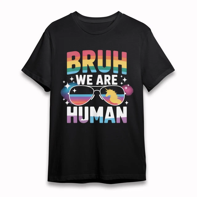 Osec Men'S T-Shirt With Bruh Psychedelic Vision Graphic Unisex Black ...