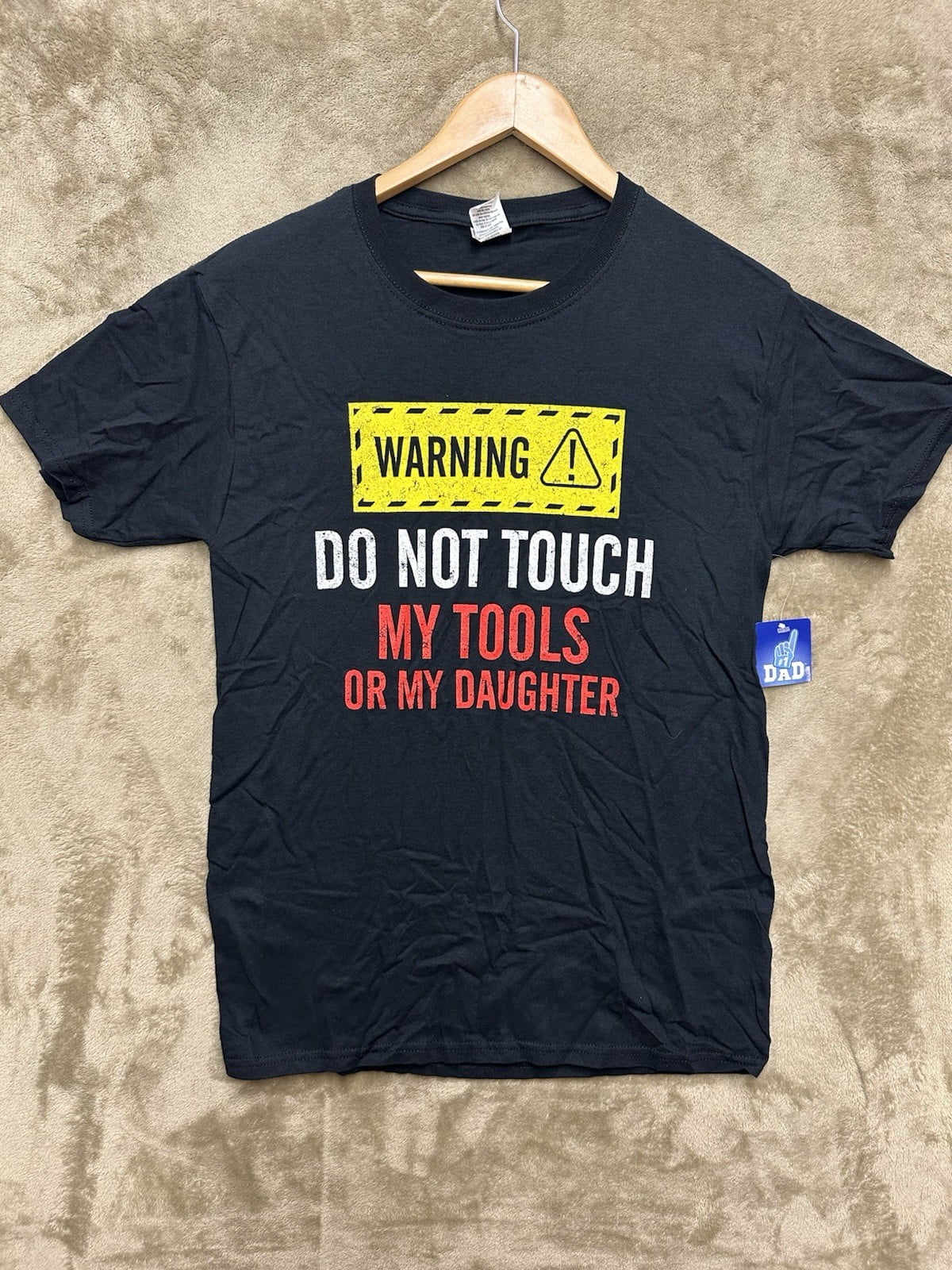 Osec Mens T-Shirt "DAD Warning do not touch my tools or my daughter ...