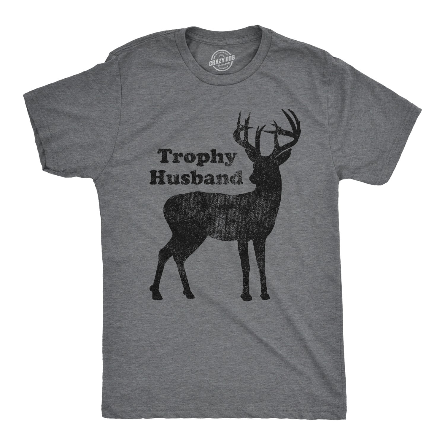 Osec Mens Trophy Husband T Shirt Funny Hunting Buck Deer Fathers Day ...
