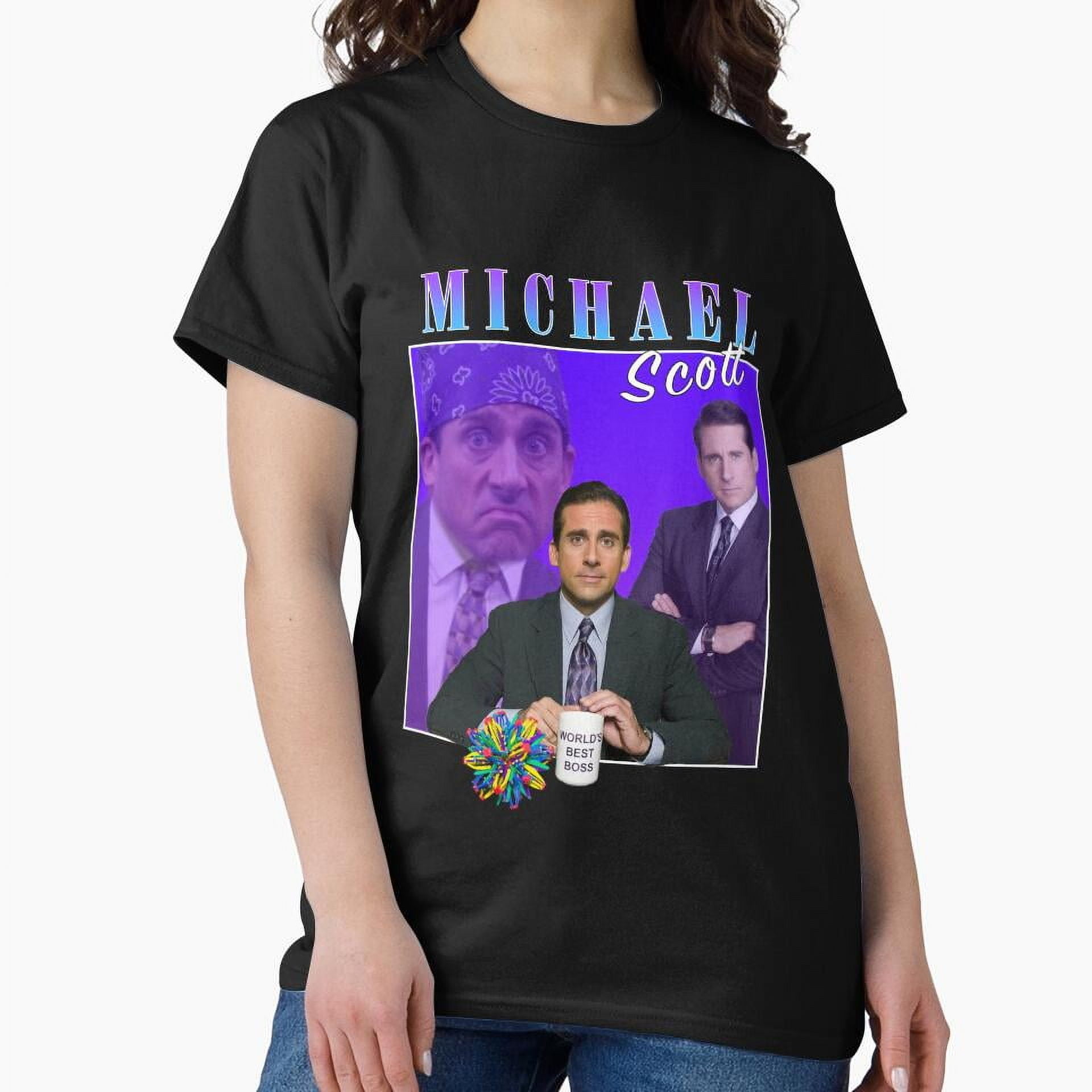 Osec Michael Scott 90'S Retro Vintage Style The Office Classic T-Shirt ...