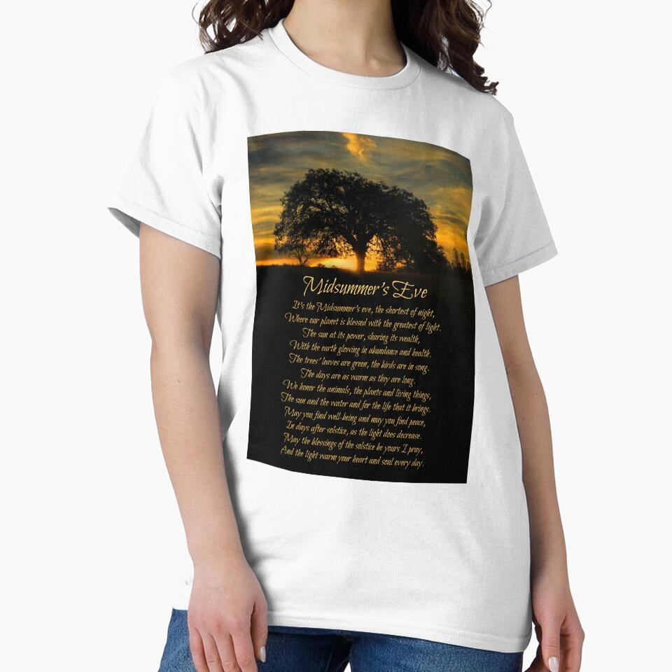 Osec Midsummer_S Eve Beautiful Poem And Oak Tree In Sunset Summer ...