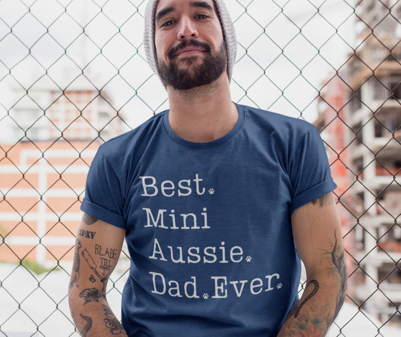 Osec Mini Aussie Dad Shirt Miniature Australian Shepherd Gifts TShirt ...