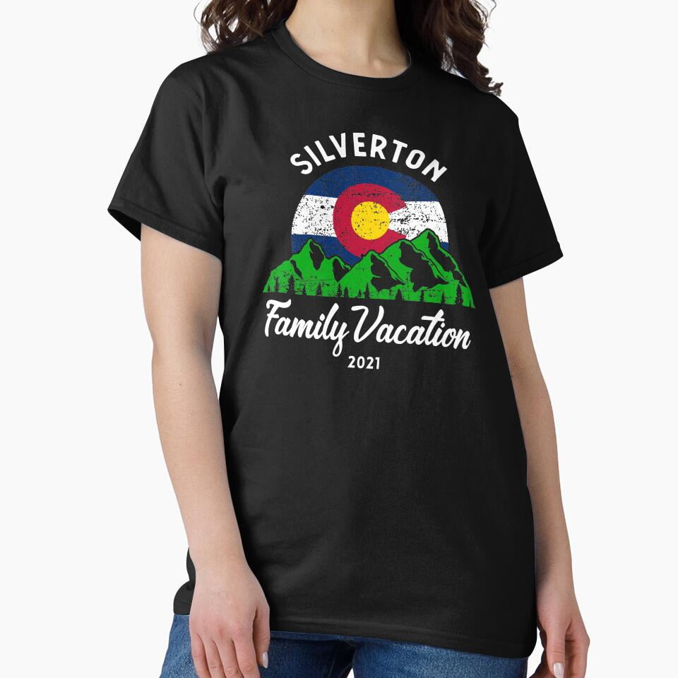 Osec Mountain Colorado Flag Silverton Family Vacation 2021 Print Clic T ...