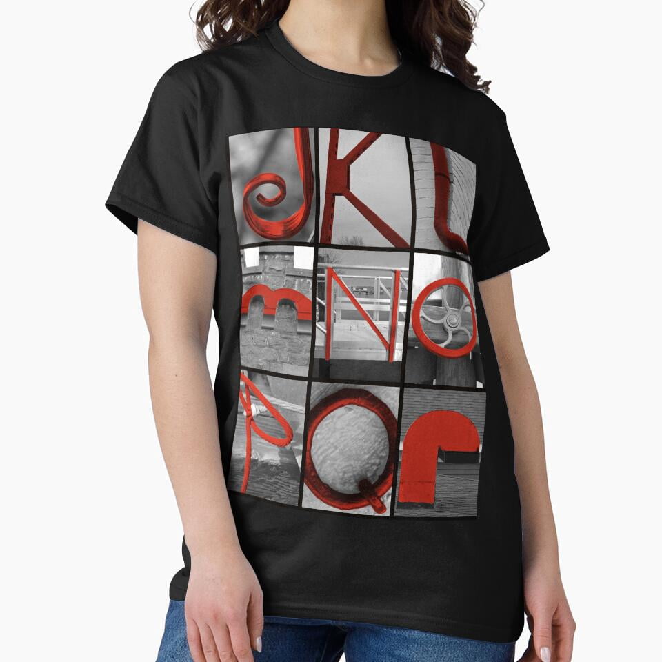 Osec Nature Real Life Alphabet Letters J - R Classic T-Shirt, Retro Tee ...