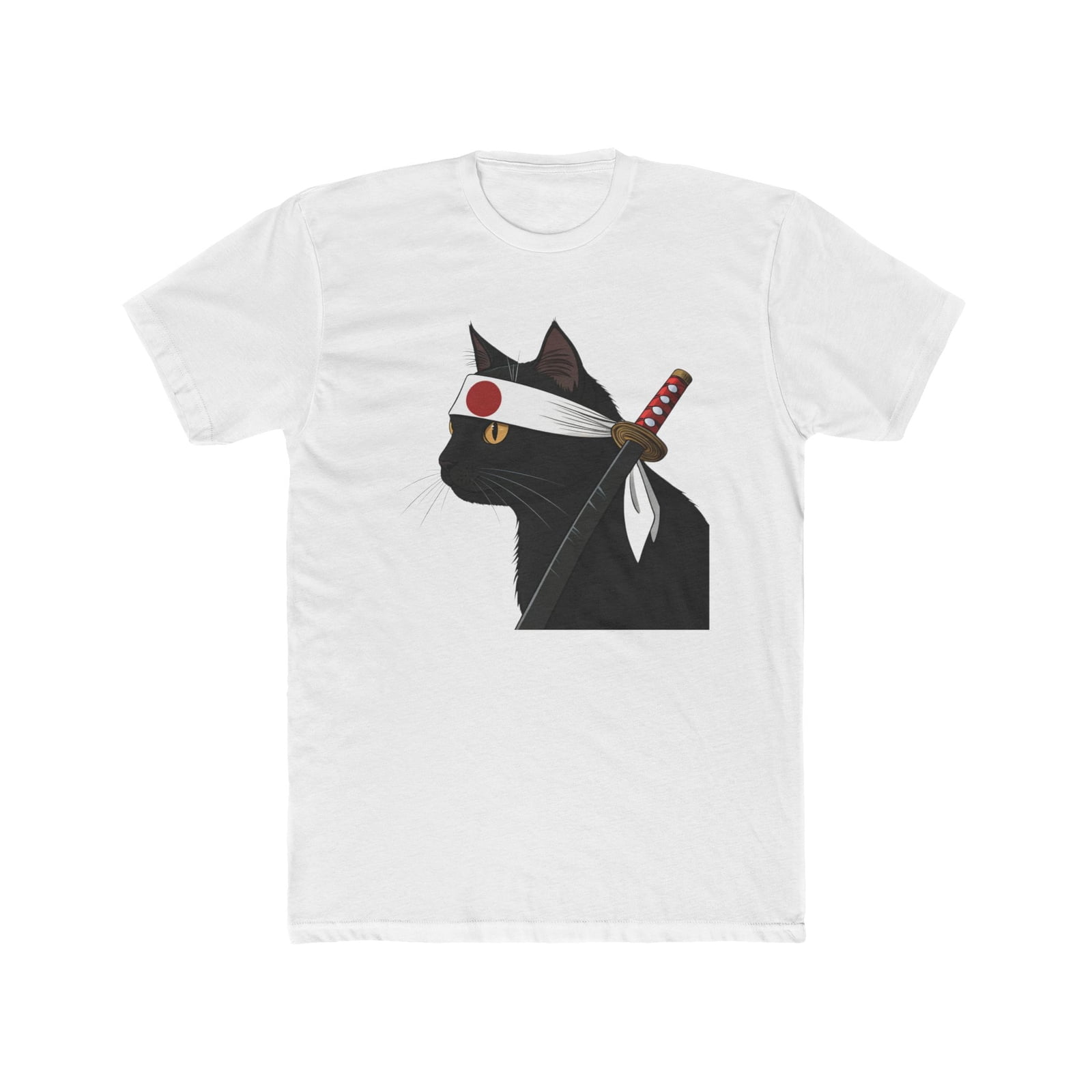 Osec Ninja Cat T-Shirt Samurai Tee Shirts Ninja's Japanese Unisex ...