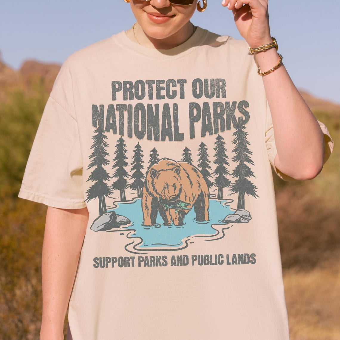 Osec Protect Our National Parks Shirt, Parks Over Profit Granola Girl T ...