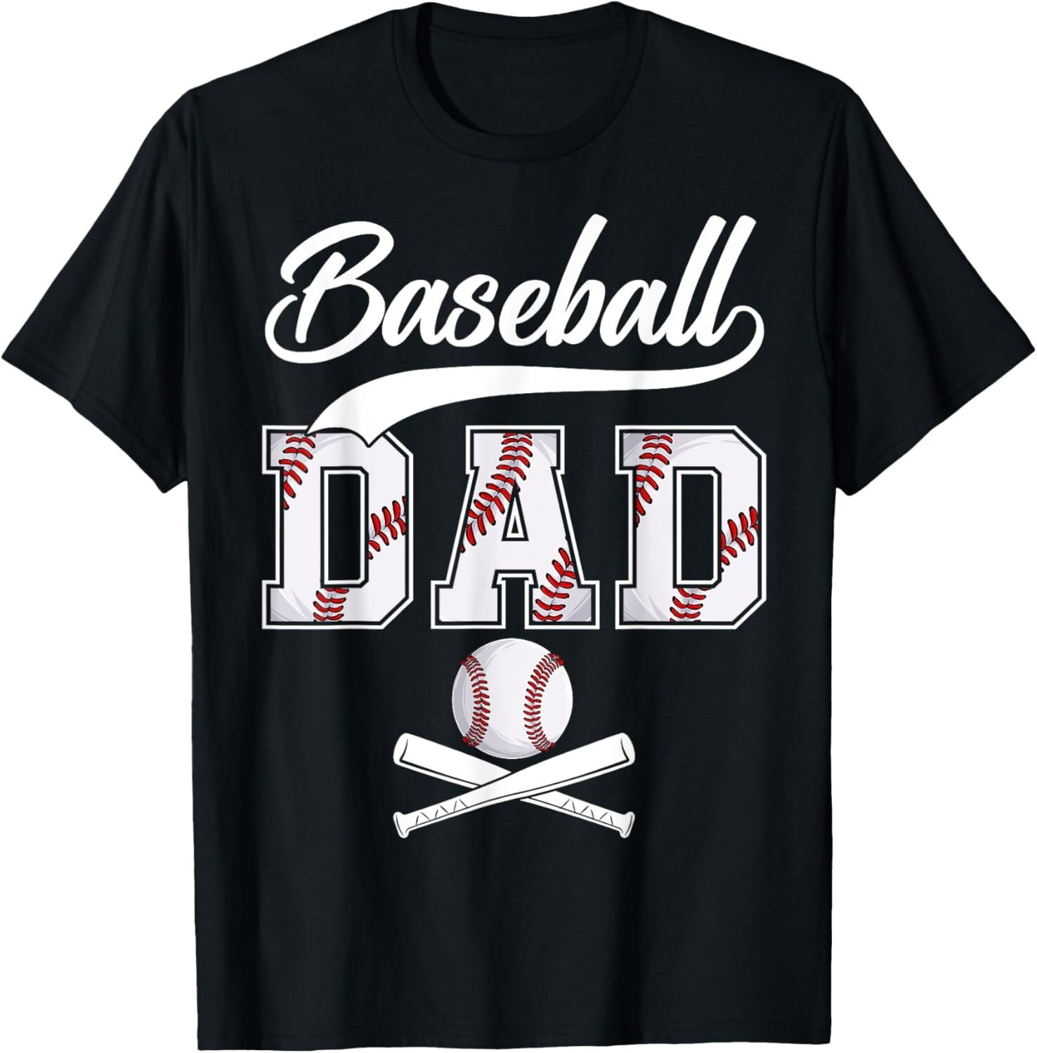 Osec Retro Baseball Dad Daddy Father Happy Fathers Day Men Guys T-Shirt ...