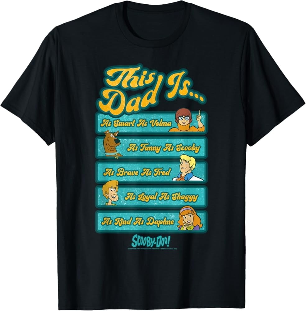 Osec Scooby Doo Father's Day Vintage Group Shot This Dad Is... T-Shirt ...