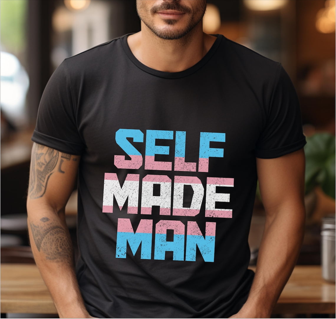Osec Self Made Man Transgender Shirt Trans Pride Tshirt Funny ...