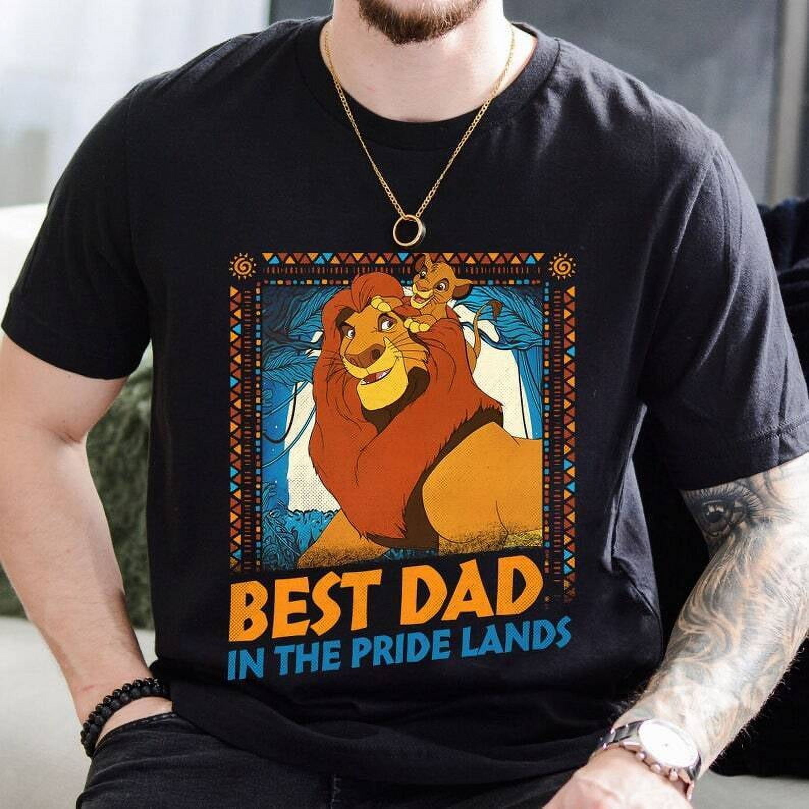 Osec Simba And Mufasa Best Dad In Pride Lands Happy Father's Day Tshirt ...
