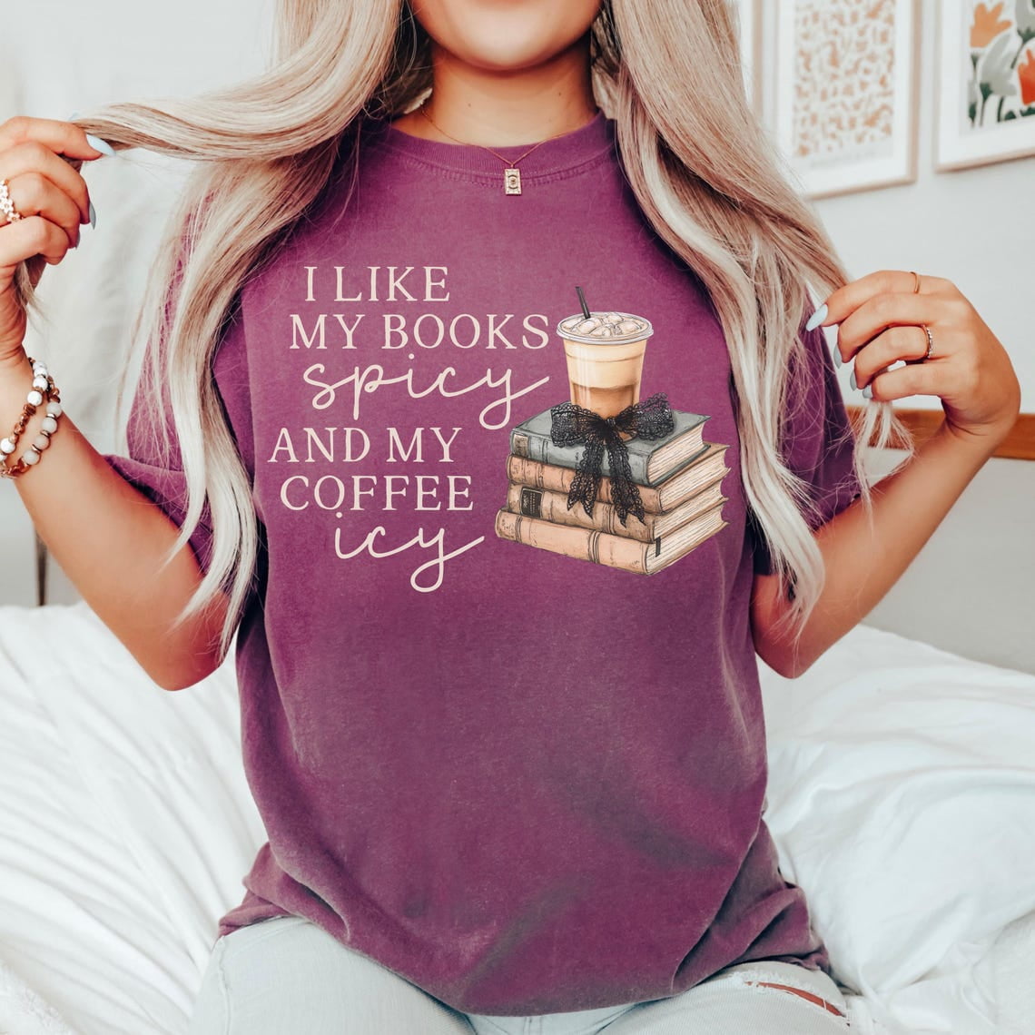 Osec Smut Lover Book Shirt, Coffee & Books, Bookish Gift, Iced Coffee ...