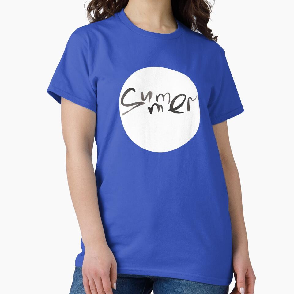 Osec Summer Word Hand Lettering Text | Word Summer Bw Circle Watercolor ...