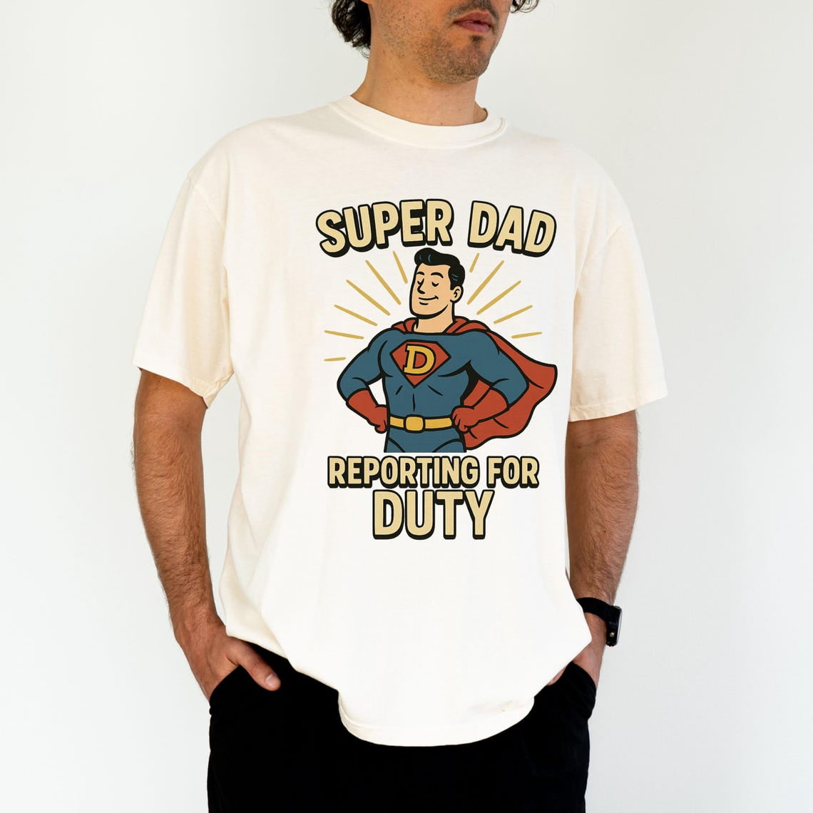 Osec Super Dad Reporting For Duty, Dad Gift for Husband or Father with ...