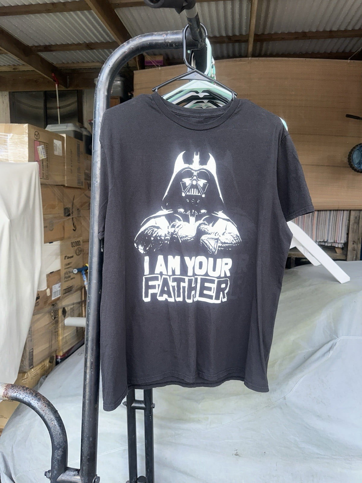 Osec T Shirt Darth Vader Mask Adult Large Fifth Sun Luke I Am Your ...