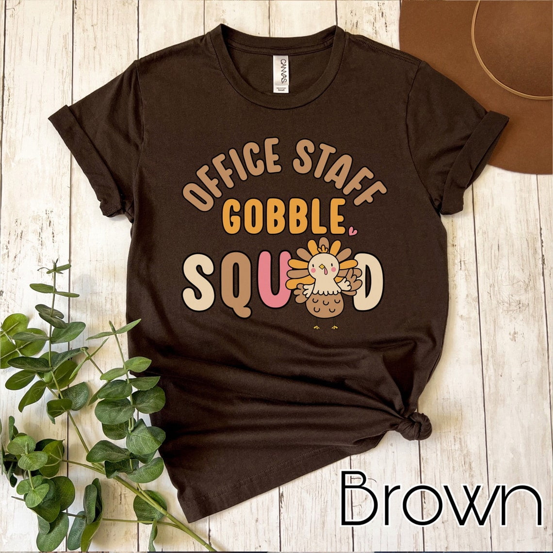 Osec Thanksgiving Office staff shirt, Fall Office squad shirt, gobble ...