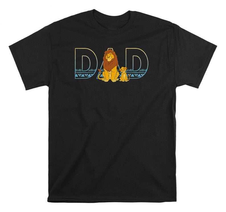 Osec The Lion King Dad Simba And Mufasa Happy Father's Day Tshirt Men ...