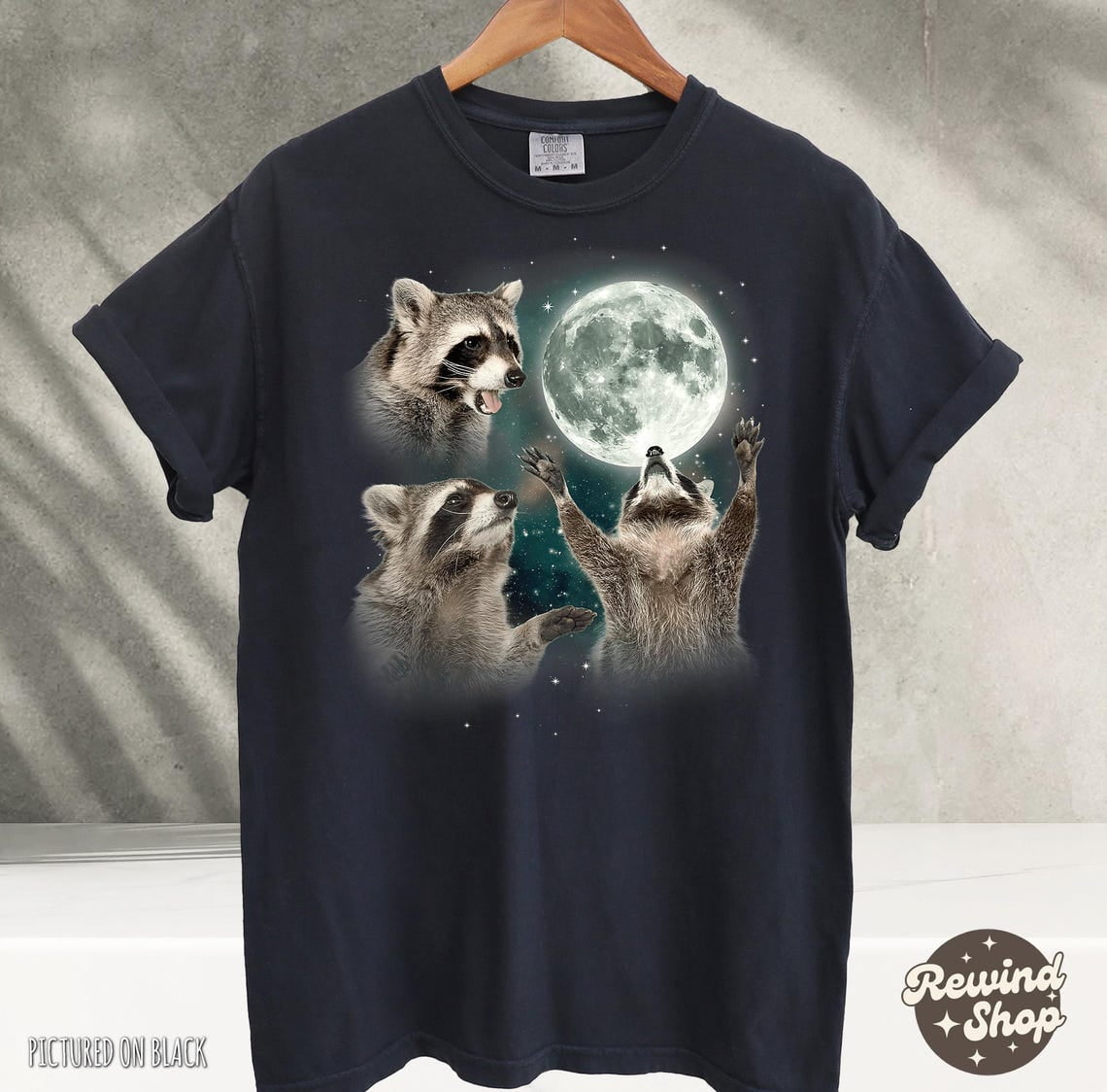 Osec Three Raccoons Vintage Tshirt, Raccoon Graphic Tee, Vintage ...