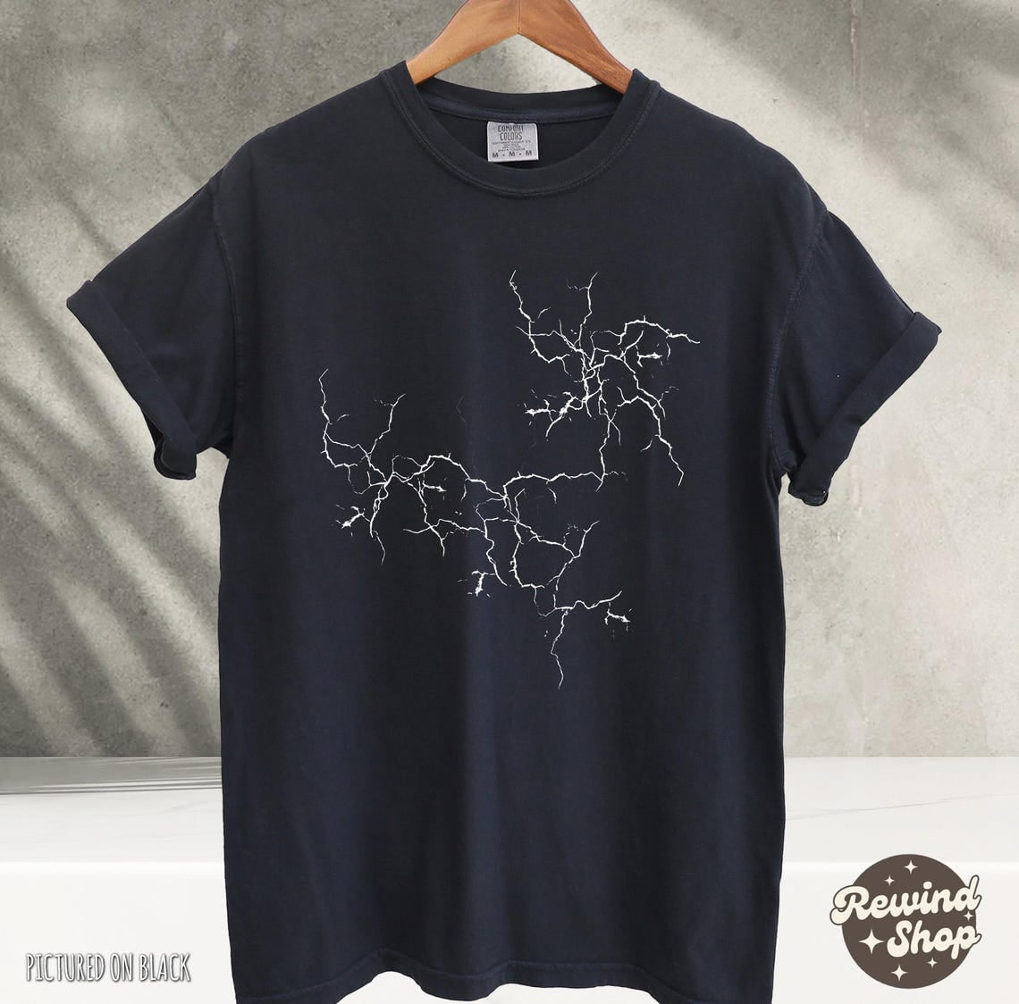 Osec Thunder Storm Vintage Tshirt, Retro Y2k Storm Lightnings Graphic T ...