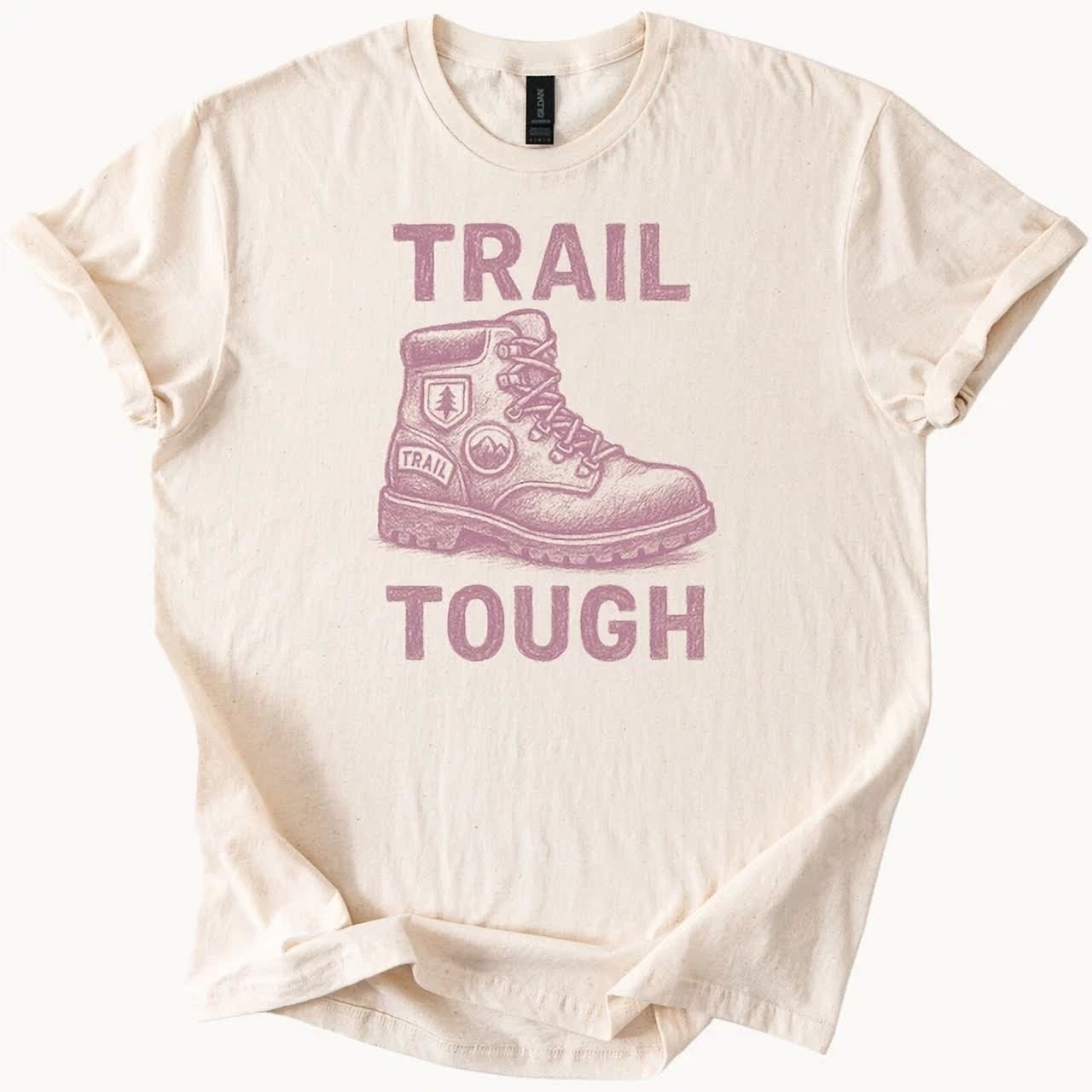 Osec Trail Tough Hiking Boot Tee Adventure Outdoors Hiker Gift, Retro ...