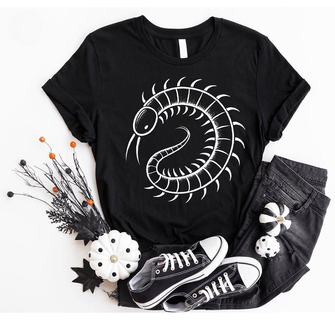 Osec Vintage Centipede Bug T-Shirt | Centipede Bug Tee | Gothic Shirt ...