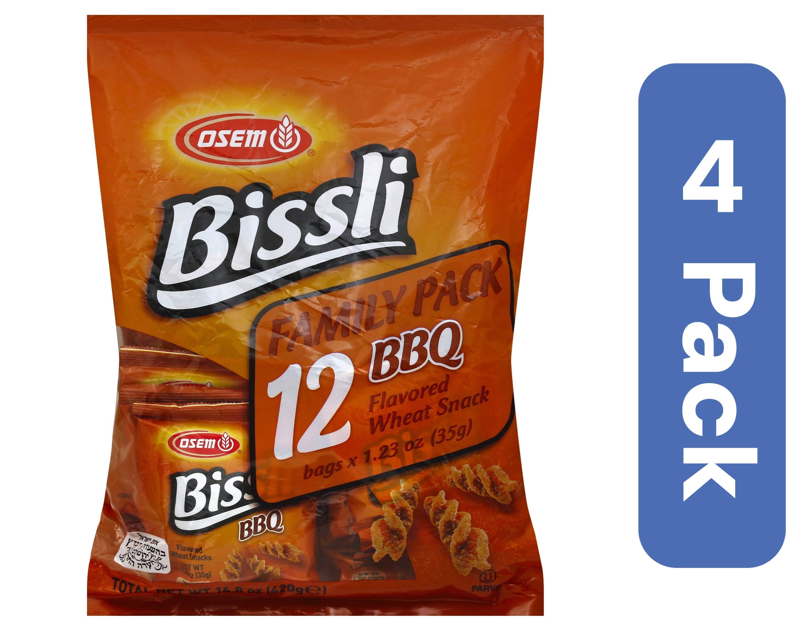 (Pack Of 4) Osem Bissli Bbq Multipack 14.8 Oz - Walmart.com