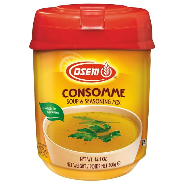 Osem Chicken Flavored Consomme MMF7 Powder Soup & Seasoning Mix - Broth ...