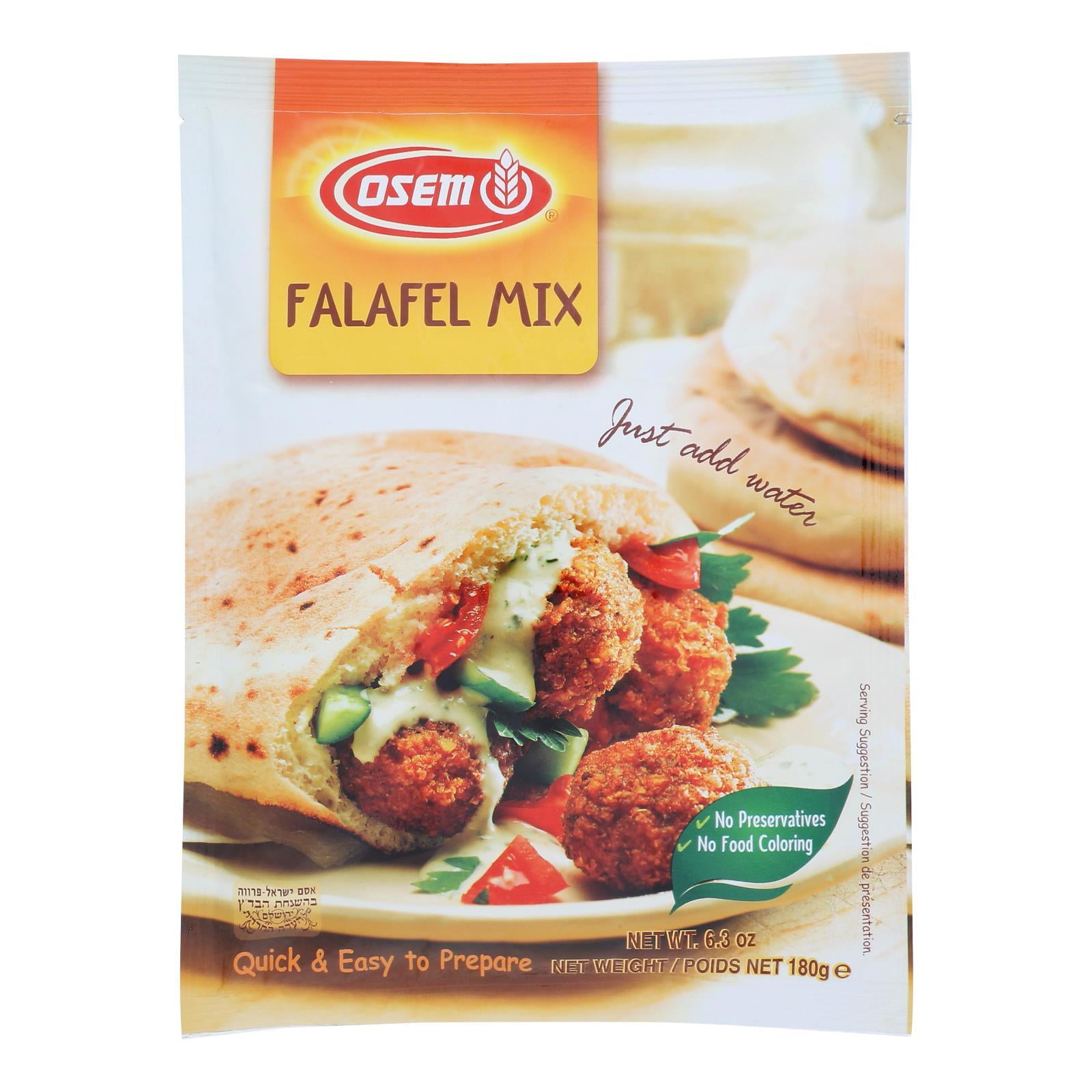 Osem Vegetarian Falafel Mix, Ready to Eat, 6.3 OZ - Walmart.com