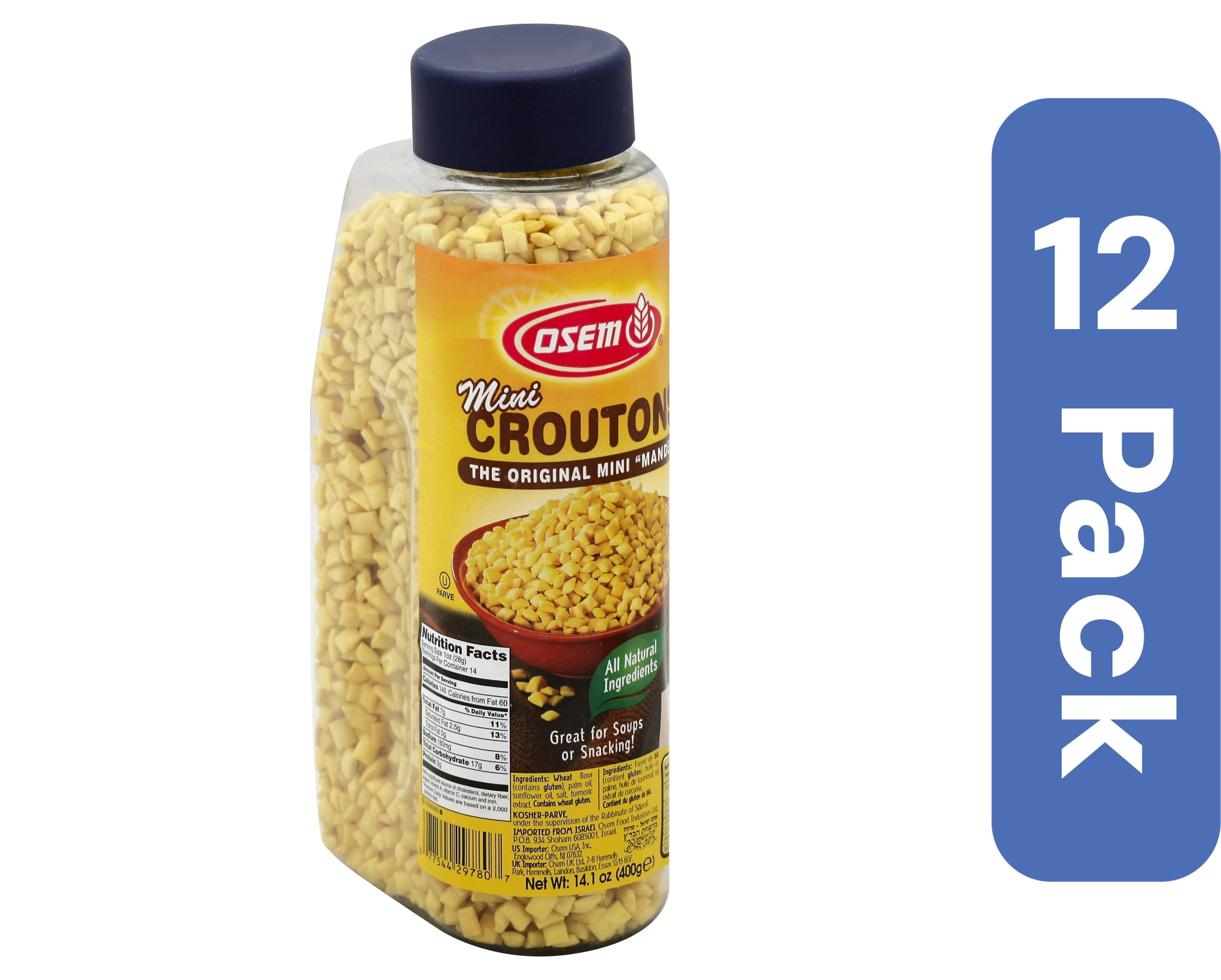 (Pack Of 12) Osem Mini Mandels 14.1 Oz - Walmart.com