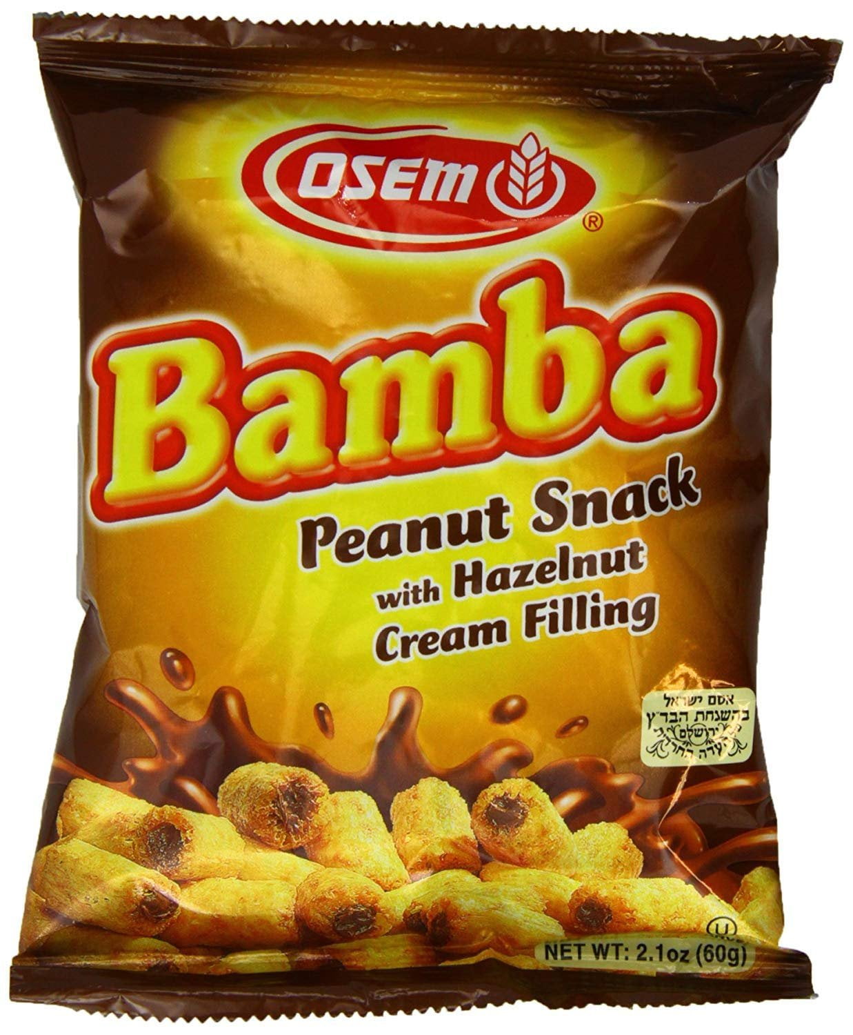 Osem Bamba Hazelnut Snack, Oven Baked with Vitamins - Walmart.com