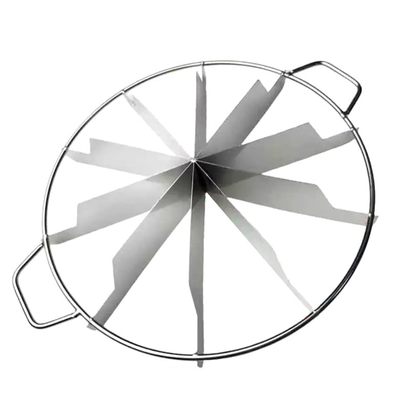 Osfvolr 10 Slices Cake Cutter Slicer Stainless Steel Pastry Portion ...