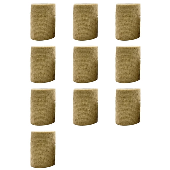 Osfvolr 10X Coffee Sport Self Adhesive Elastic Bandage Wrap Tape for ...
