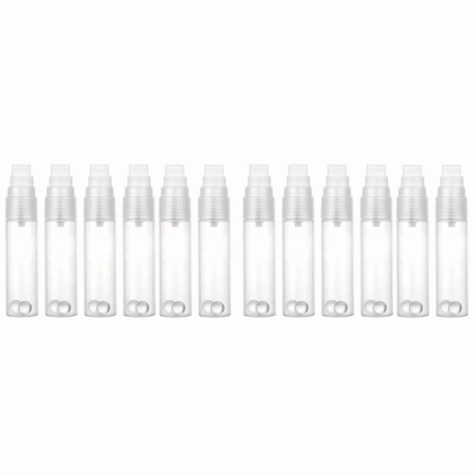 Osfvolr 12x Refillable Paint Pens Empty Refillable Markers Flat Head ...