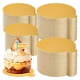 Osfvolr 200PCS Mini Gold Cake Boards 3.5 Inch & 3.15 Inch Round Cake ...