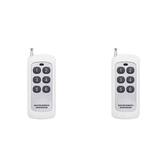 Osfvolr 2X 433MHz Wireless Remote Control, Long Range 1000m, Learning ...