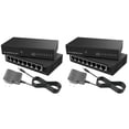 Osfvolr 2X 8 Port Gigabit Ethernet Switch RJ45 Hub Internet Splitter ...