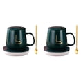 Osfvolr 2X Heating-Cup of Electric Coffee Via USB, Gift Box Heating ...