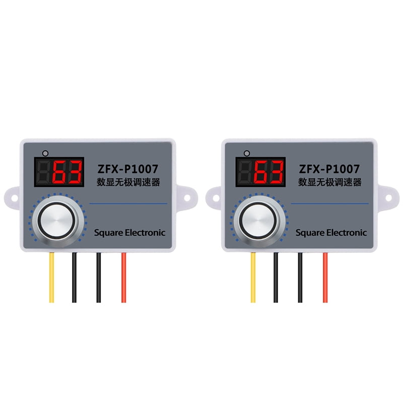 Osfvolr 2X ZFX-P1007 Speed Regulator Adjustable 220V Fan PWM Switchs ...